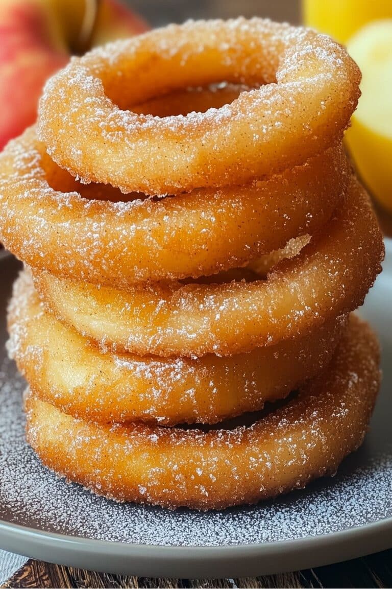Fried Cinnamon Apple Rings Recipe