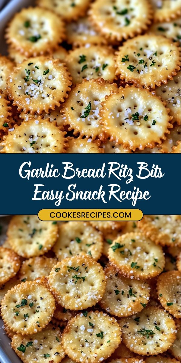Garlic Bread Ritz Bits Recipe