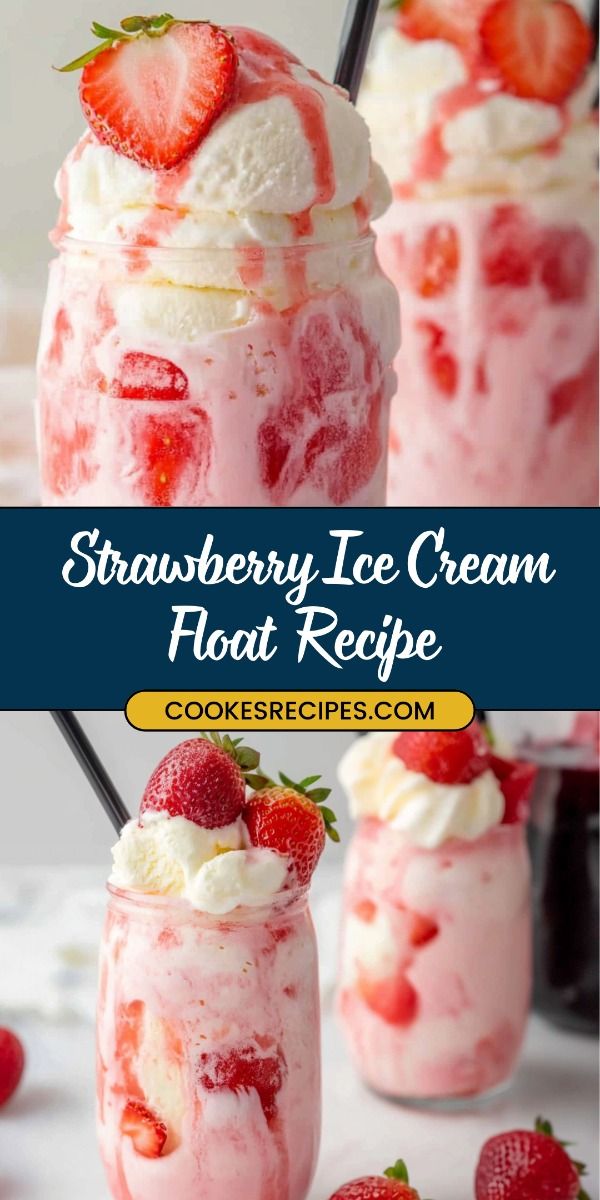 Strawberry Ice Cream Float Recipe