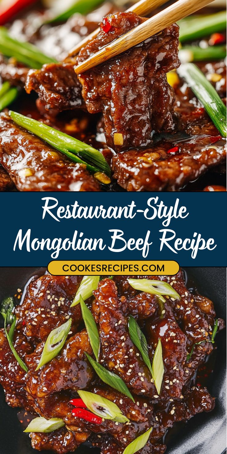 Crispy Homemade Mongolian Beef Recipe