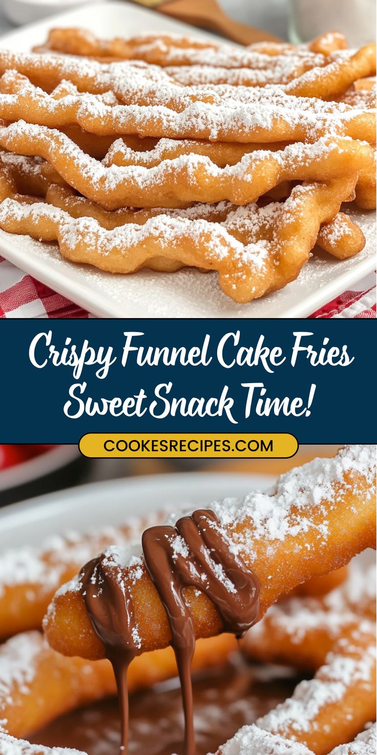 Crispy Funnel Cake Sticks Recipe