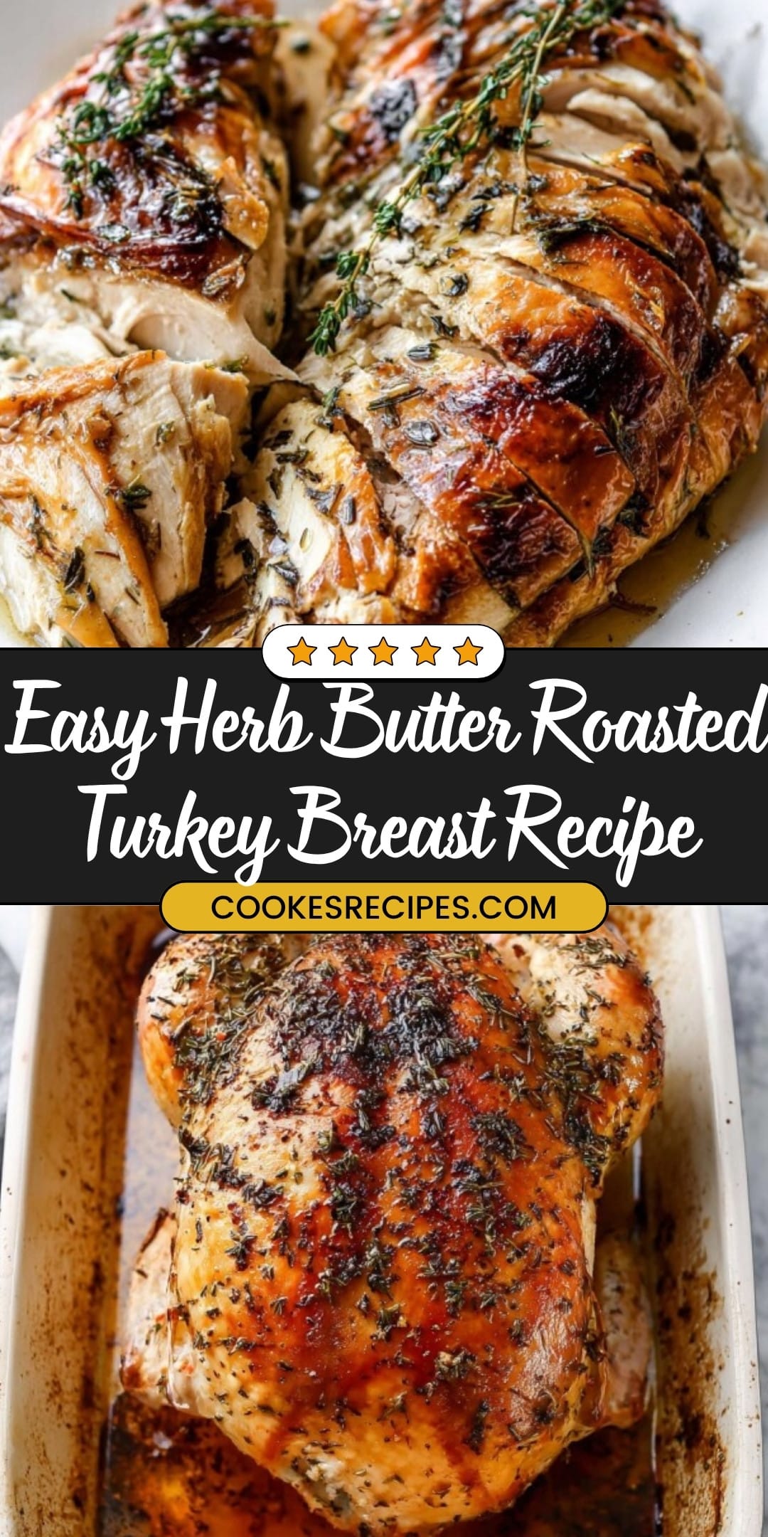 Herb-Butter Roasted Turkey Breast: Juicy and Flavorful Feast