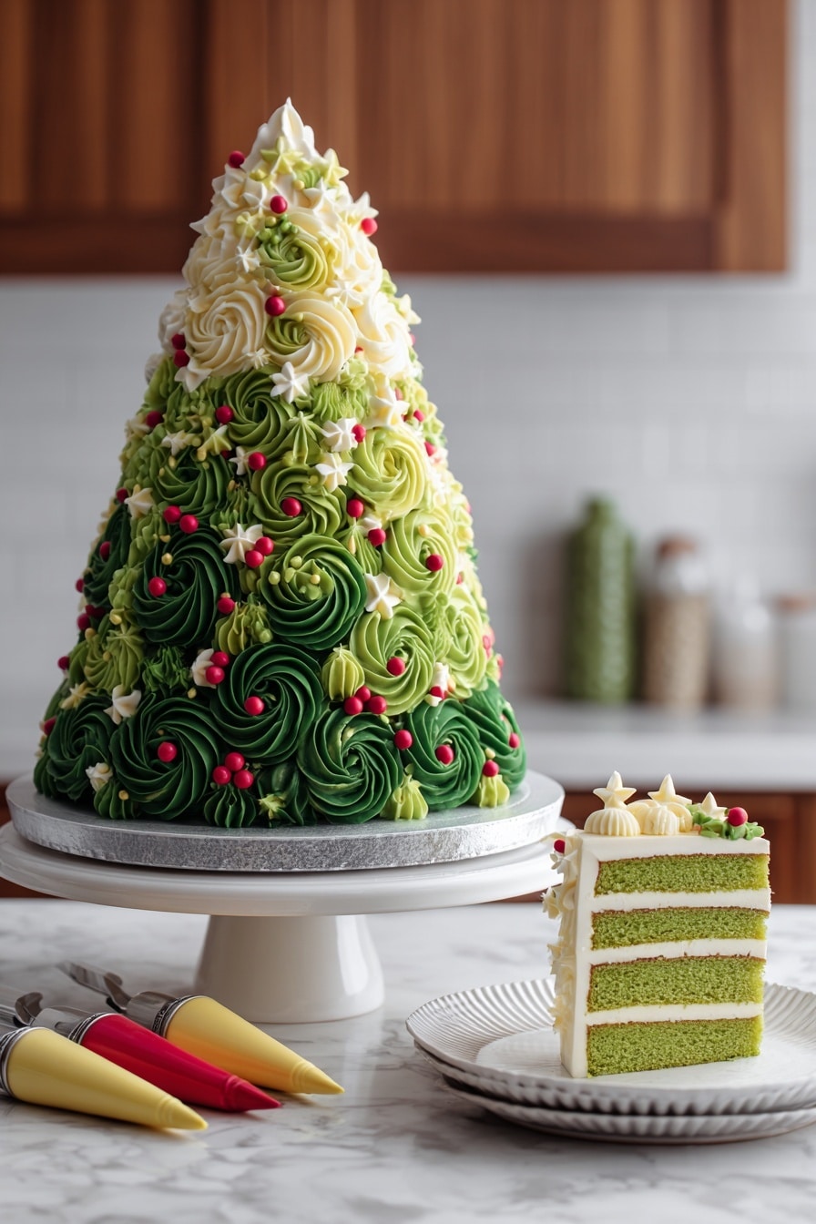Christmas Tree Spice Cake – Festive Holiday Dessert