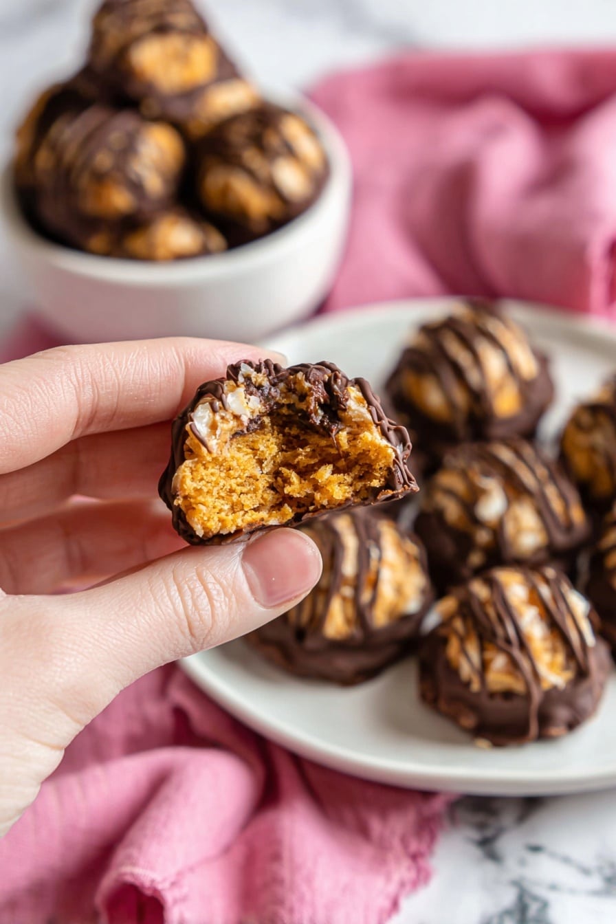 Samoa Coconut Truffles: Irresistible No-Bake Coconut Cookies
