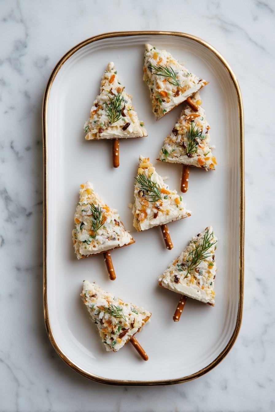 Christmas Cheese Trees: Easy Holiday Cheese Appetizer