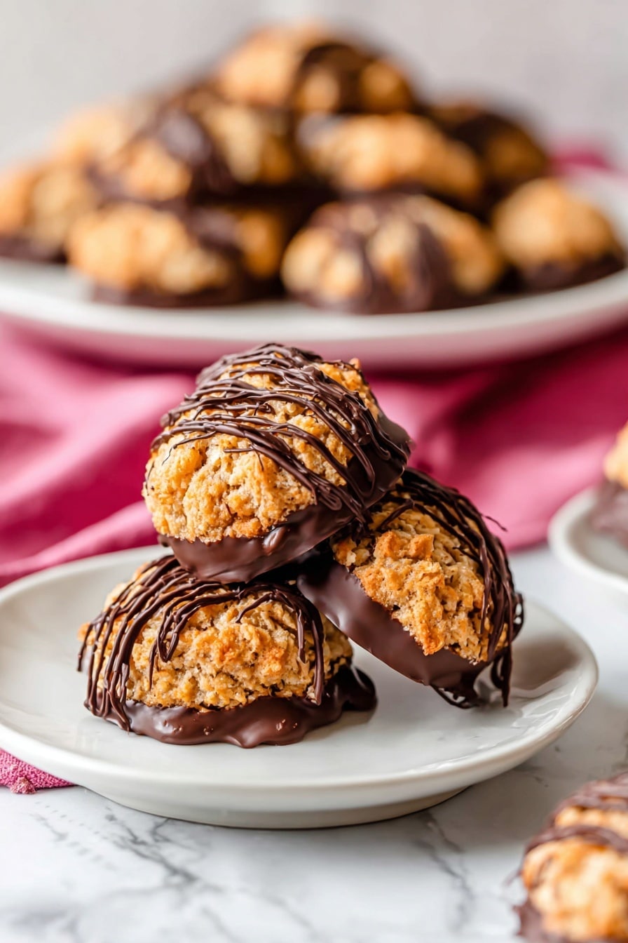 Samoa Coconut Truffles: Irresistible No-Bake Coconut Cookies
