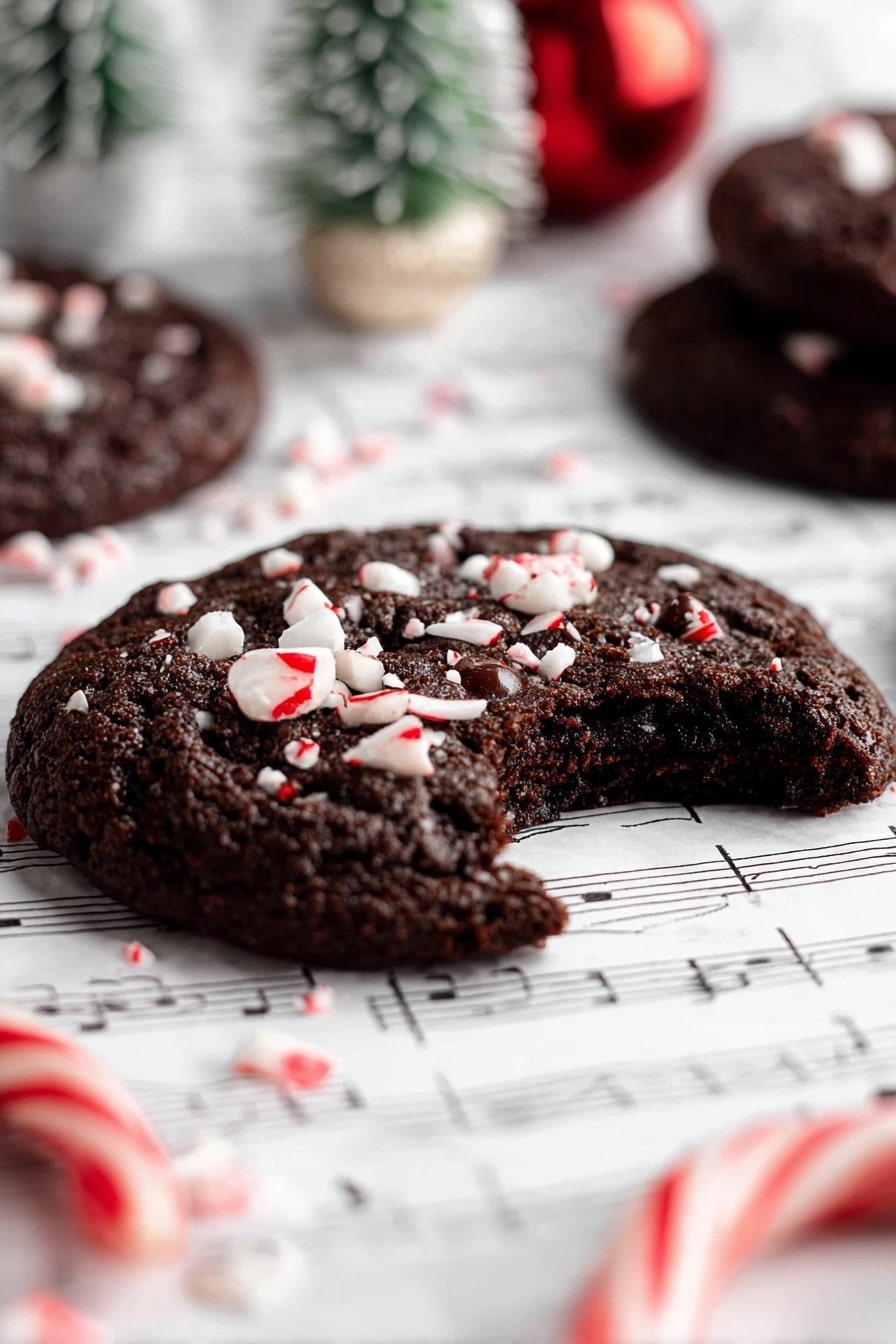 Double Chocolate Peppermint Cookies: Festive Chocolate & Mint Delight