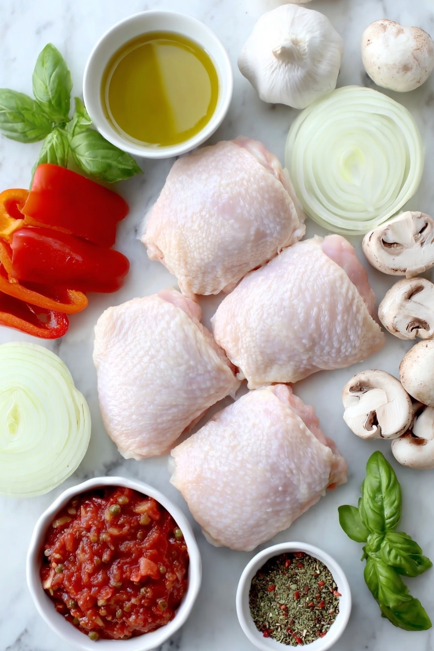 Creamy Chicken Cacciatore Slow Cooker: Easy & Flavorful Dinner