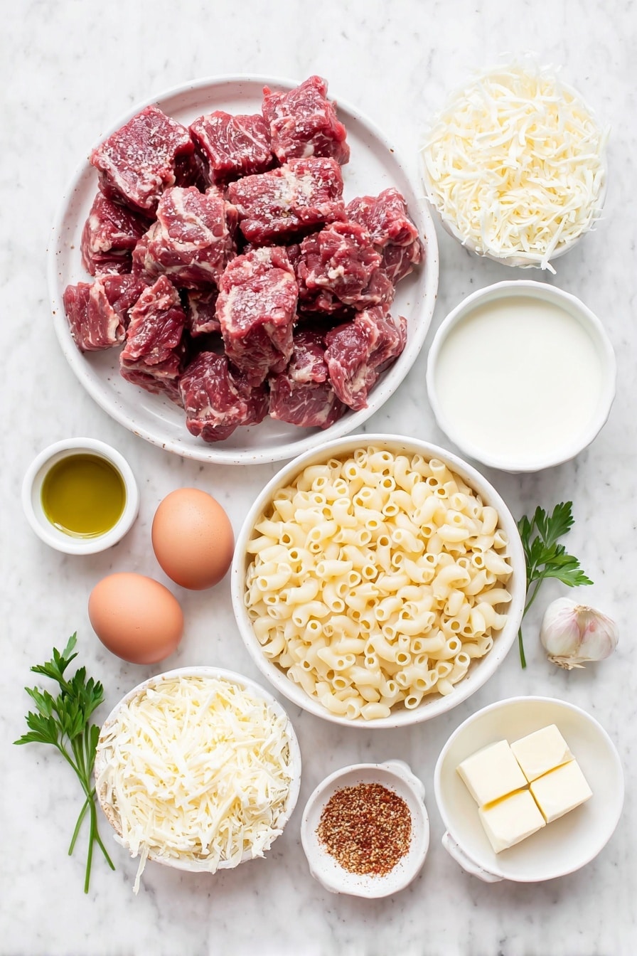 Cajun Steak Tips with Cheesy Rigatoni – Flavorful & Easy Dinner