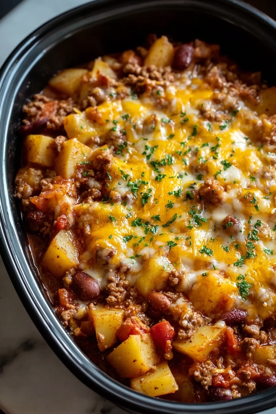 Slow Cooker Cowboy Casserole: Hearty & Easy Family Dinner