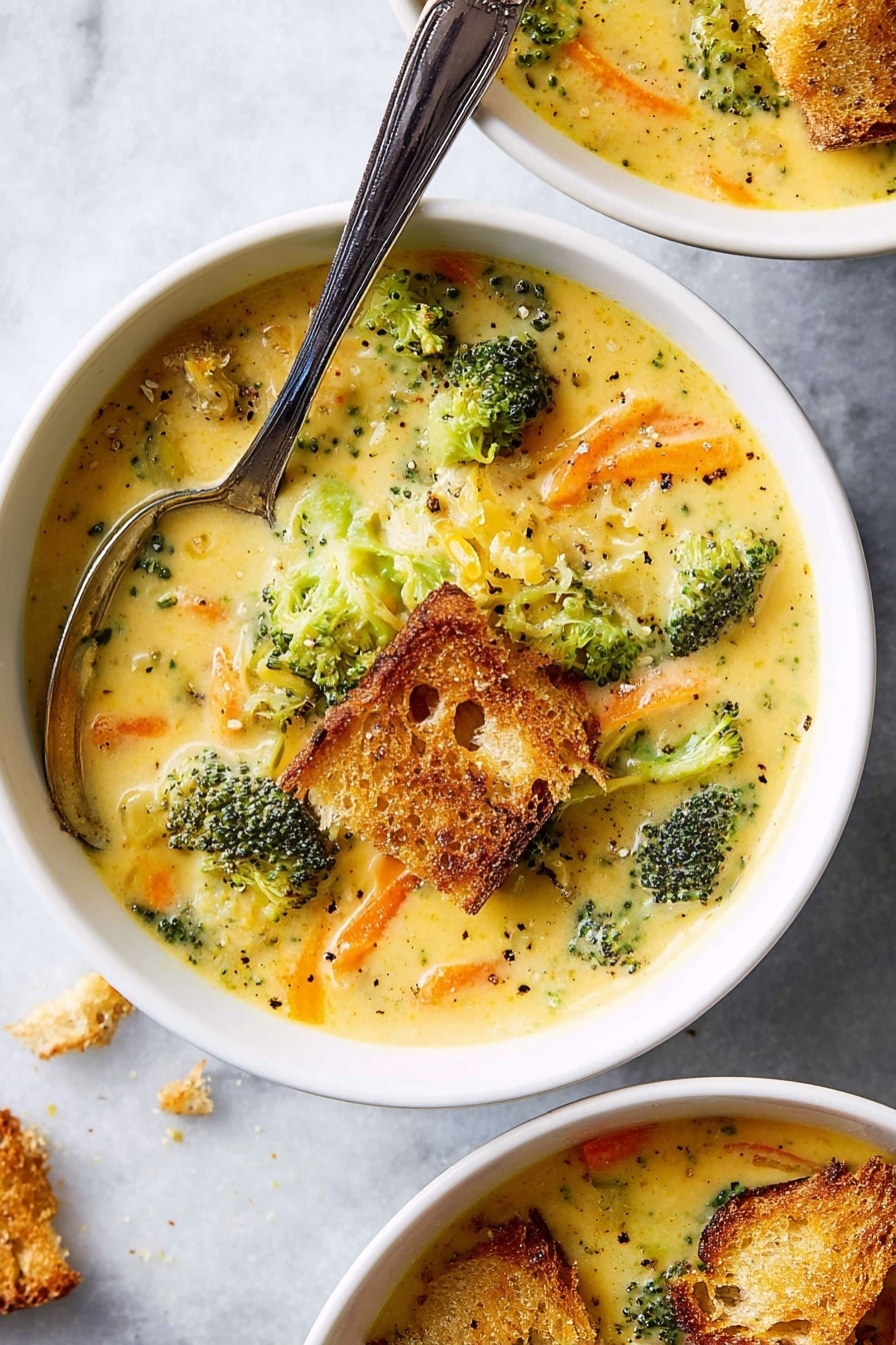 Creamy Broccoli Cheddar Soup | Cozy & Delicious Comfort Food