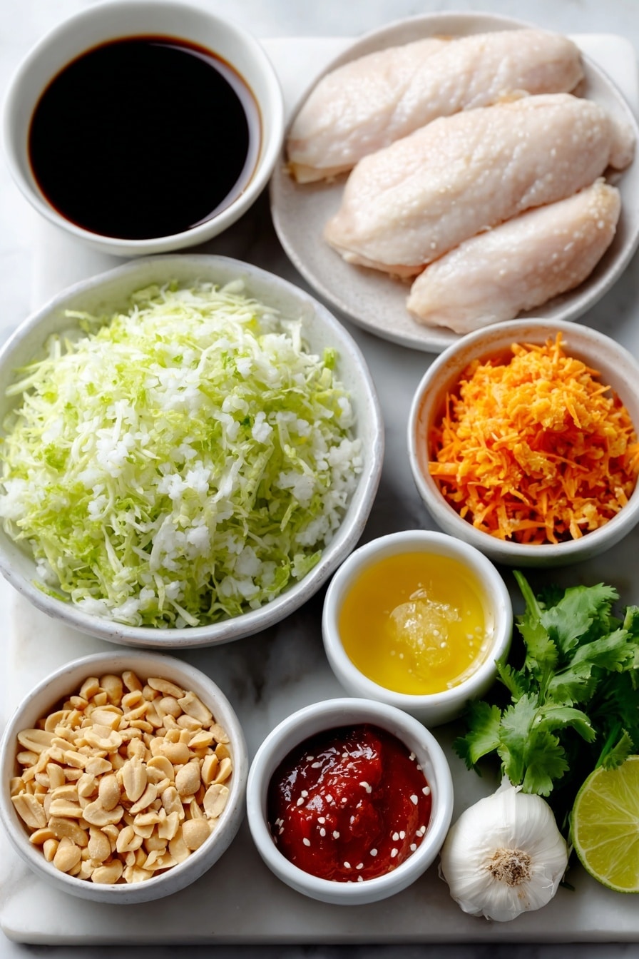 Thai Chicken Bowls with Peanut Sauce | Flavorful & Easy