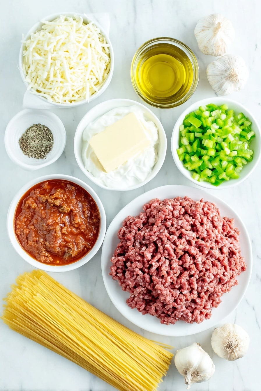 Cheesy Baked Spaghetti with Creamy Alfredo - Irresistible Comfort Food