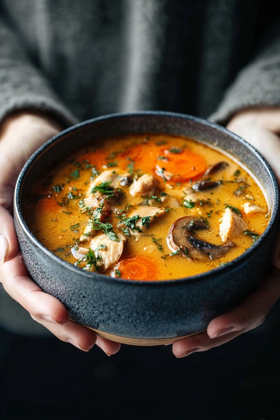 Slow Cooker Thai Chicken Soup — Cozy, Flavorful & Easy