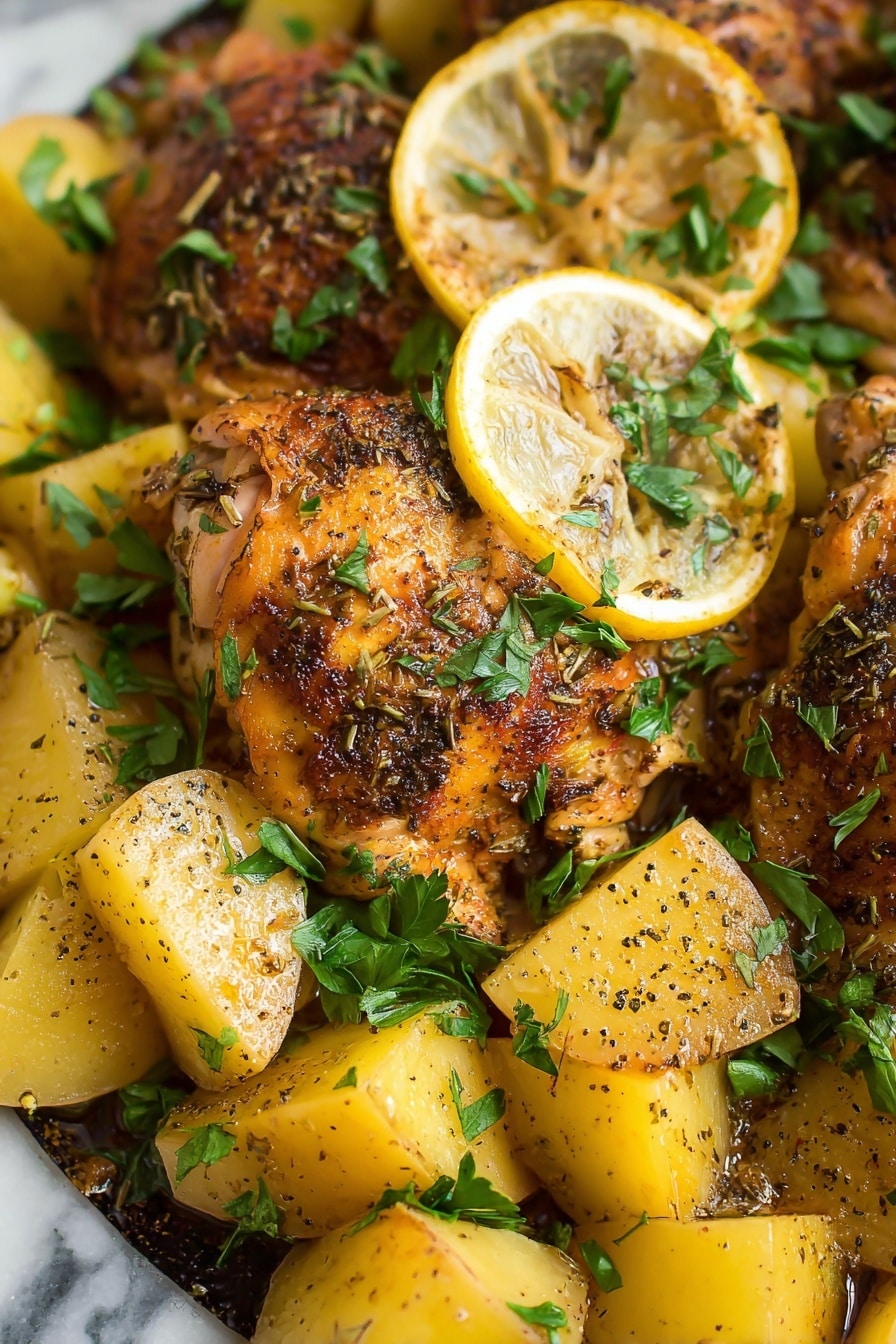 Greek Lemon Chicken in Slow Cooker: Bright, Tender & Easy