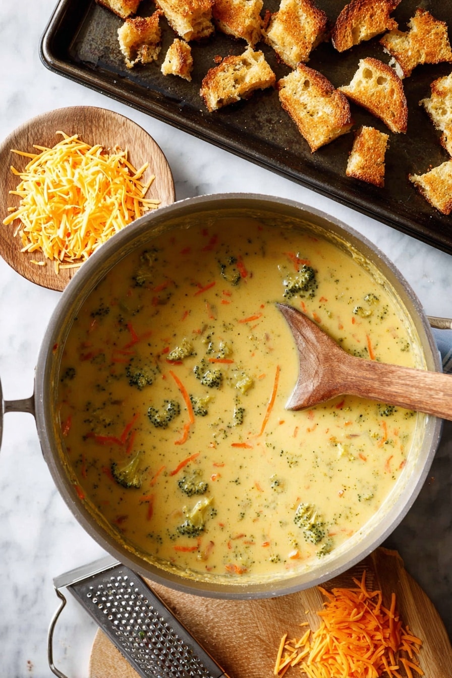 Creamy Broccoli Cheddar Soup | Cozy & Delicious Comfort Food