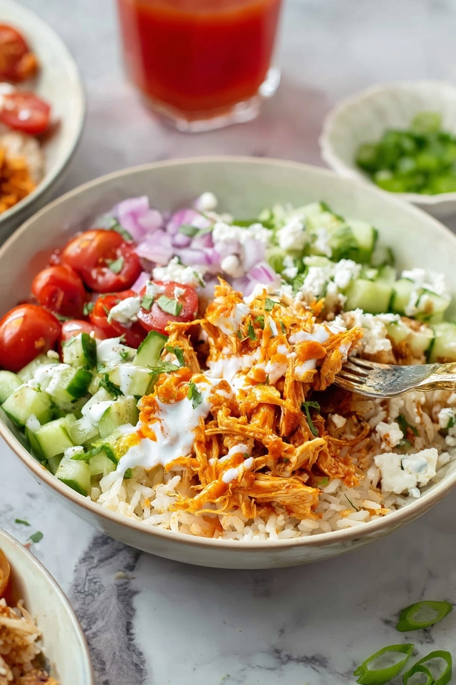 Buffalo Chicken Rice Bowls Recipe | Spicy & Flavorful Meal