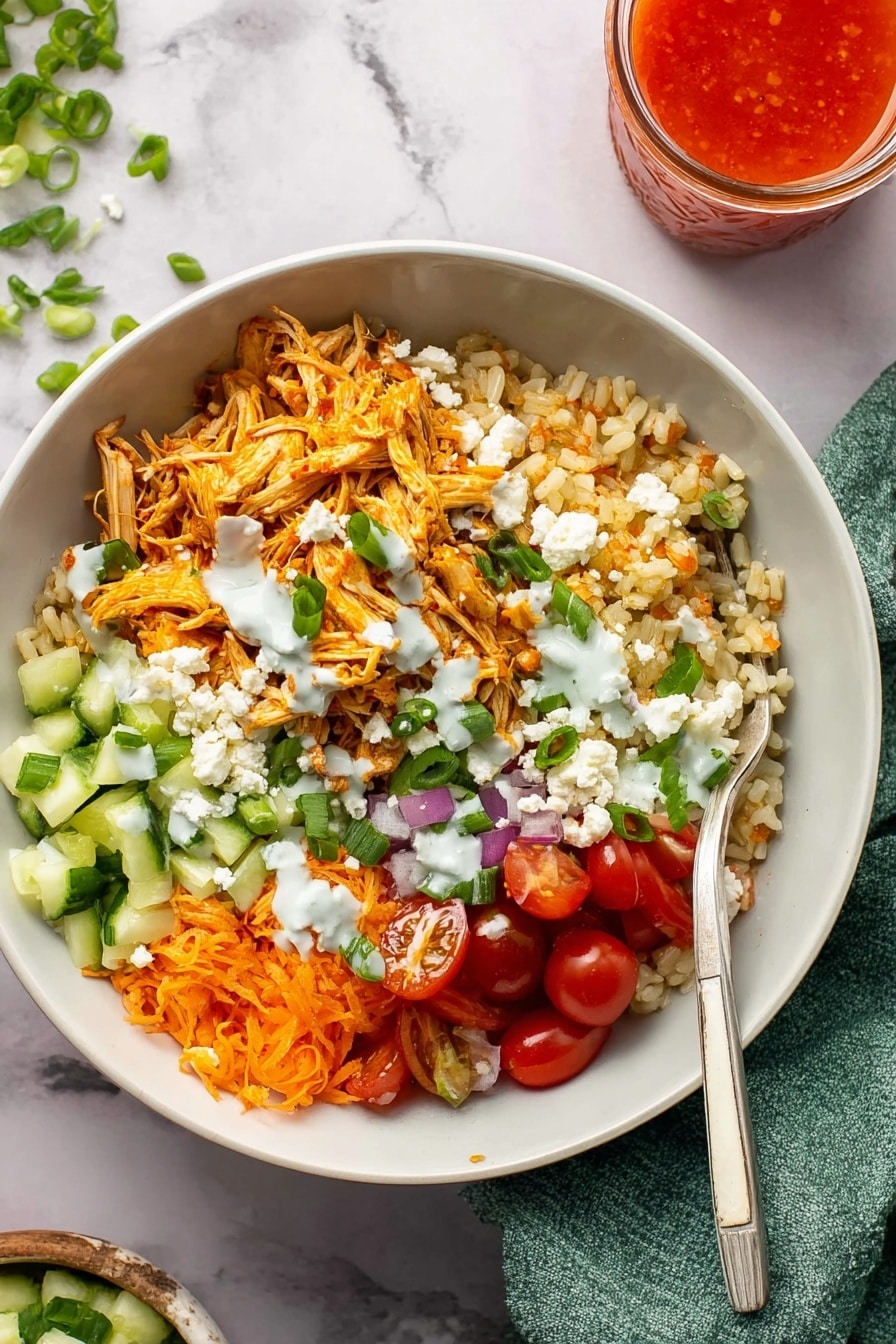 Buffalo Chicken Rice Bowls Recipe | Spicy & Flavorful Meal