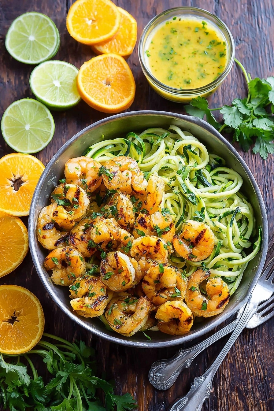 Citrus Grilled Shrimp with Zoodles: Vibrant & Healthy Dinner