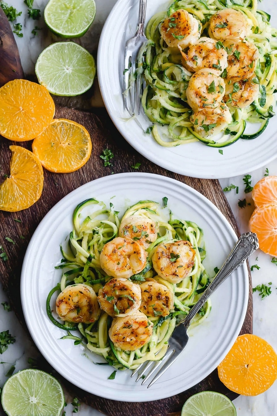 Citrus Grilled Shrimp with Zoodles: Vibrant & Healthy Dinner